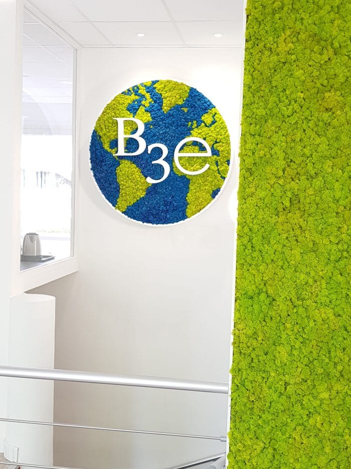 Etude et décoration des bureaux du siège social de B3E - Synergie Deco
